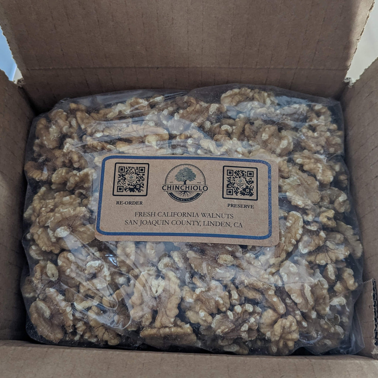 Shelled Walnuts - Premium California Walnuts – Chinchiolo Farming Co. Inc.